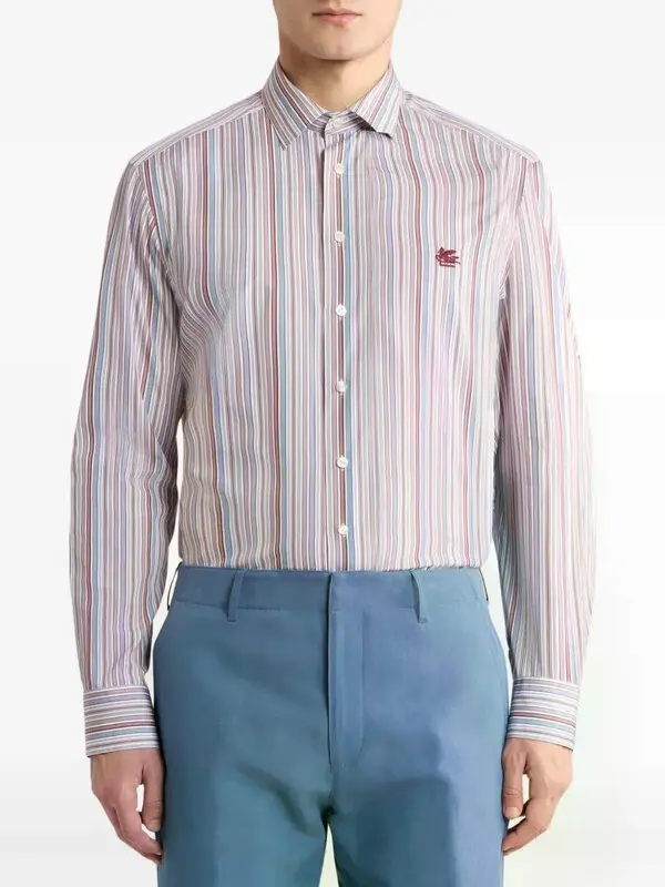 Etro Striped-pattern Cotton Shirt