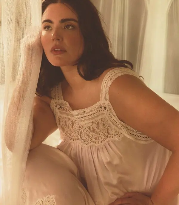 DÔEN The Luciane Dress In Silk Satin - Powder Rose