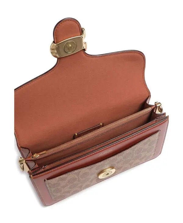 COACH Tabby Monogram Printed Shoulder Bag