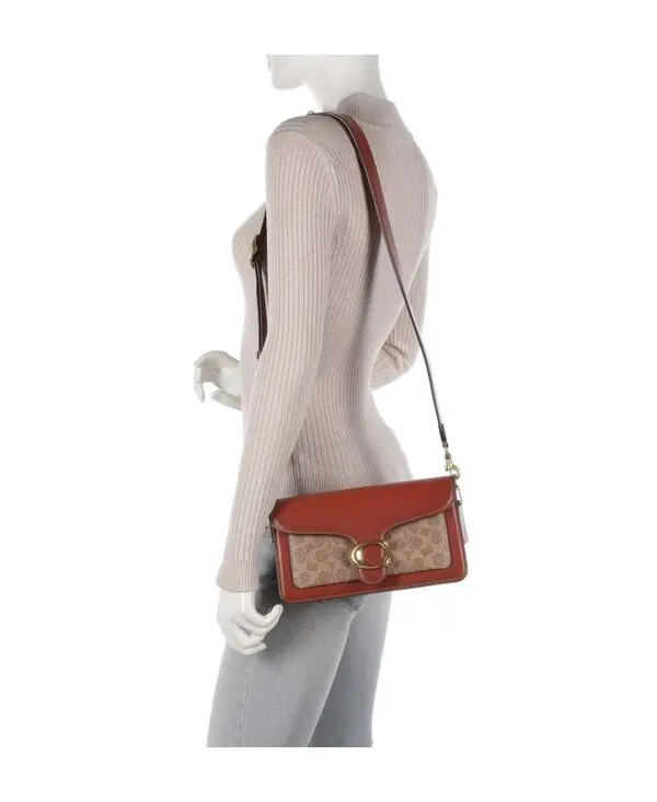 COACH Tabby Monogram Printed Shoulder Bag