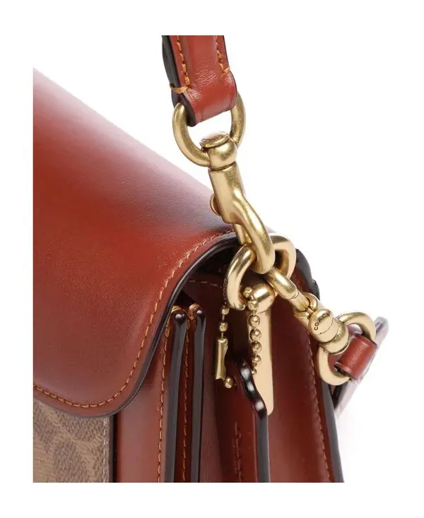 COACH Tabby Monogram Printed Shoulder Bag