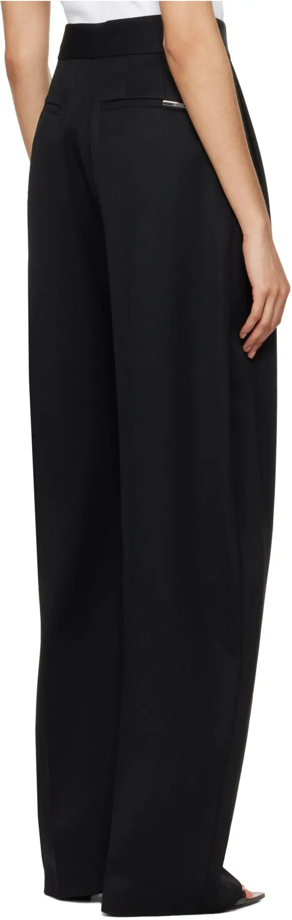 Attico High Waist Wide Leg Pants