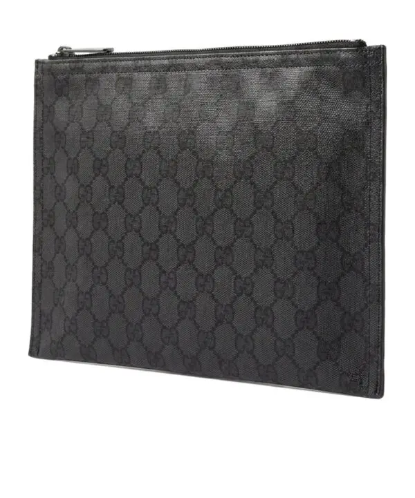 Gucci Medium Gg Pouch - Black