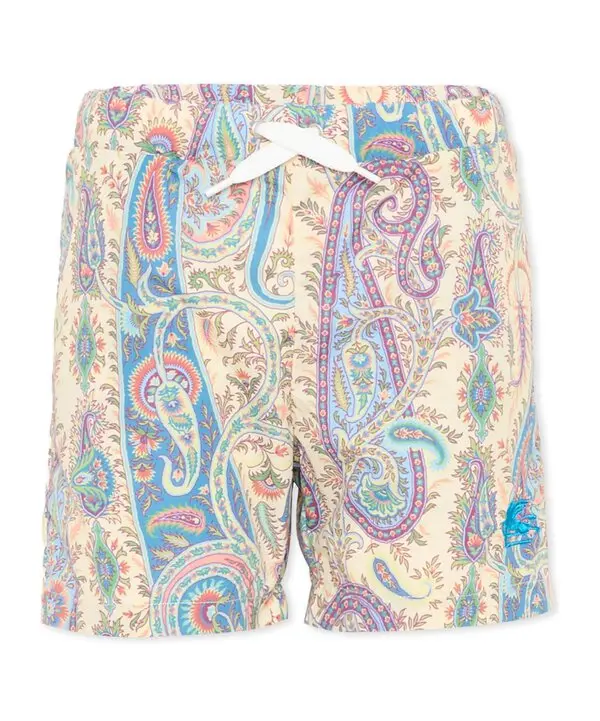 Etro Paisley Print Swim Shorts