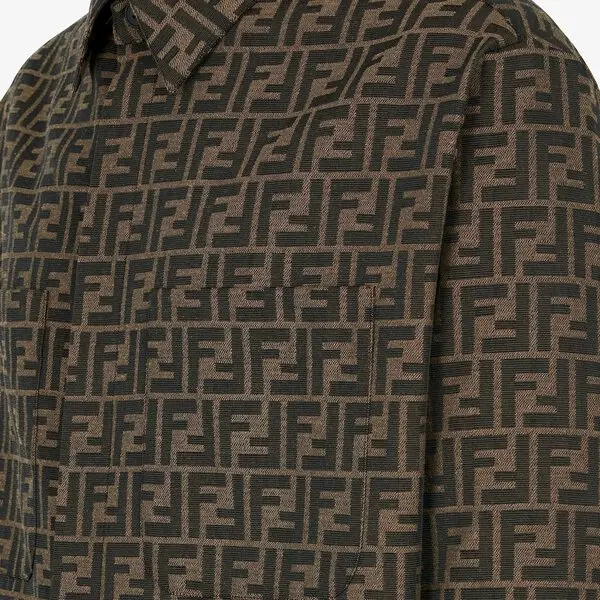 Fendi All-over Monogram Jacquard Overshirt