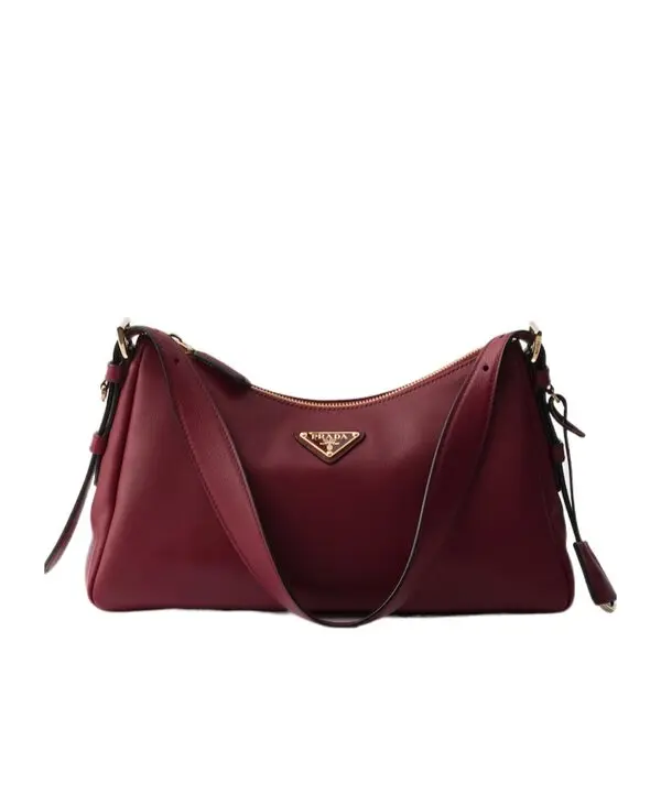 Prada Aimée Medium Leather Shoulder Bag