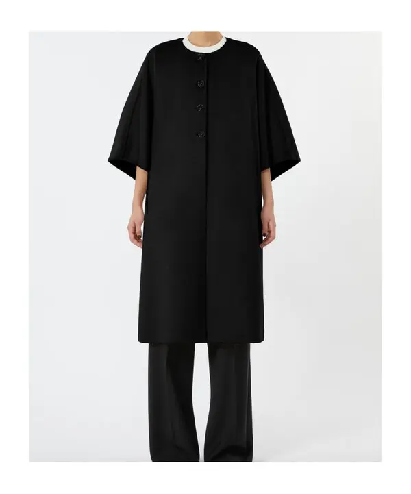 Max Mara Long Cashmere Drape Cape