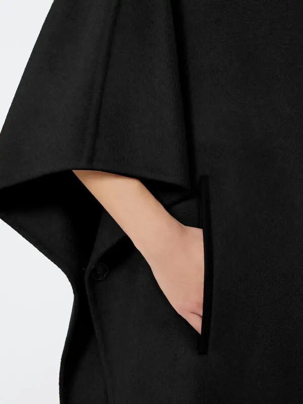Max Mara Long Cashmere Drape Cape