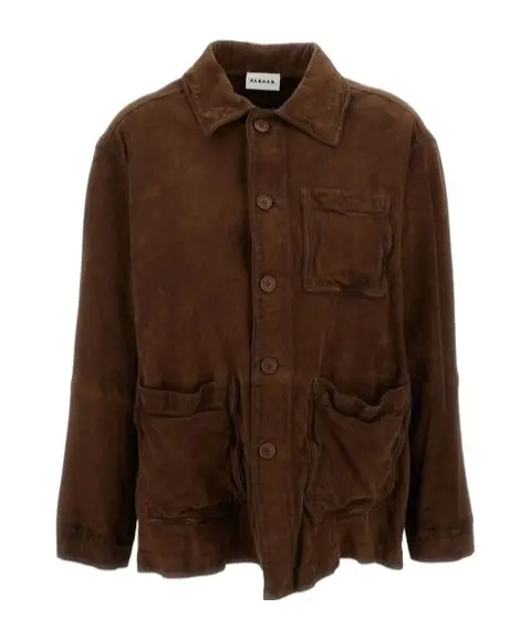 P.a.r.o.s.h Collared Jacket With Patch Pockets