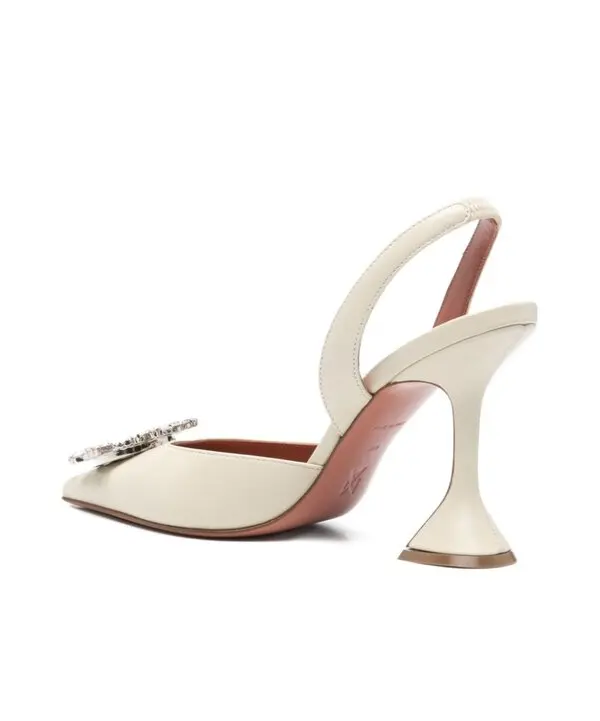 Amina Muaddi Pointed-toe High-heeled Sandals