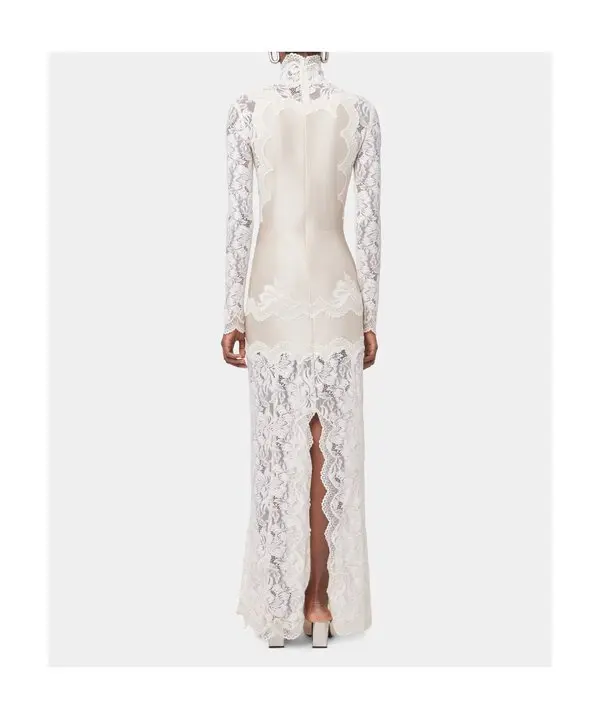 Rabanne Laced Jersey Long Dress