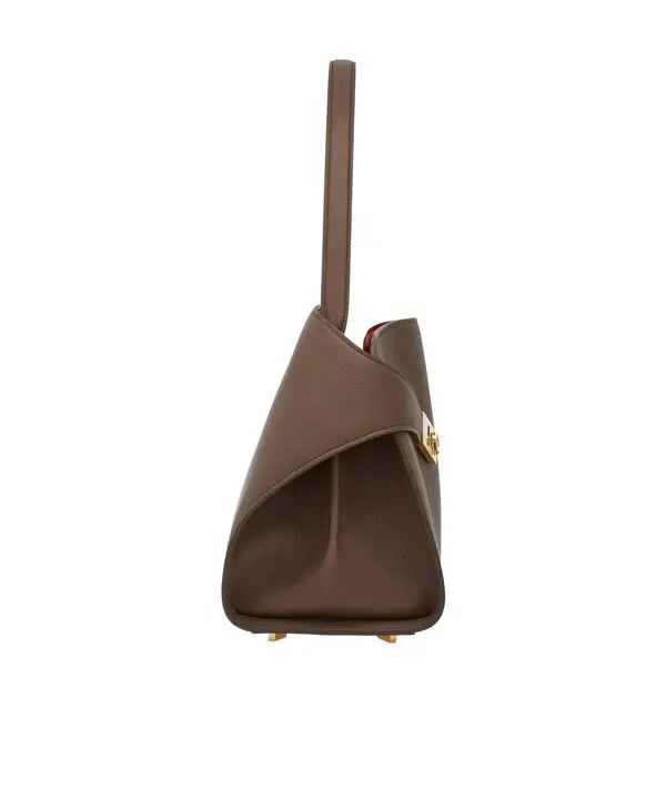 FERRAGAMO Hug Small Shoulder Bag - Clay