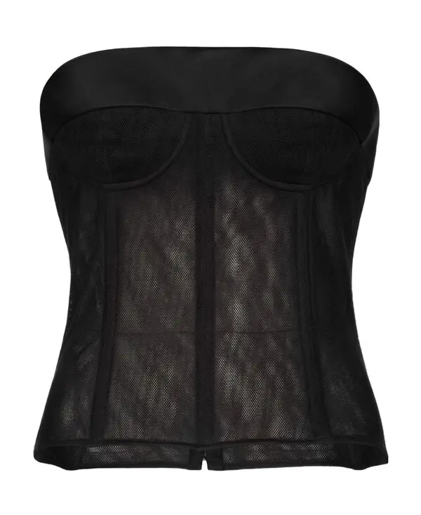 MAISON MARGIELA Corset With Lace-up Detail - Black
