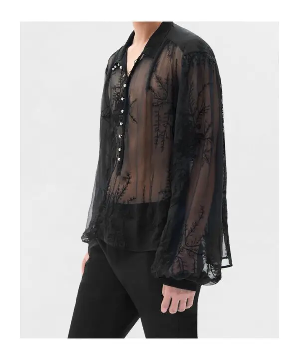 ANN DEMEULEMEESTER Thorald Cropped Serafino Top