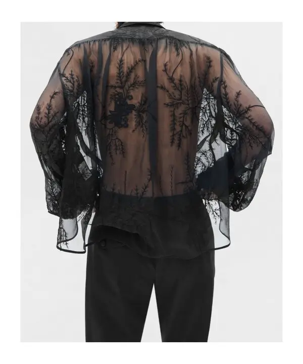 ANN DEMEULEMEESTER Thorald Cropped Serafino Top