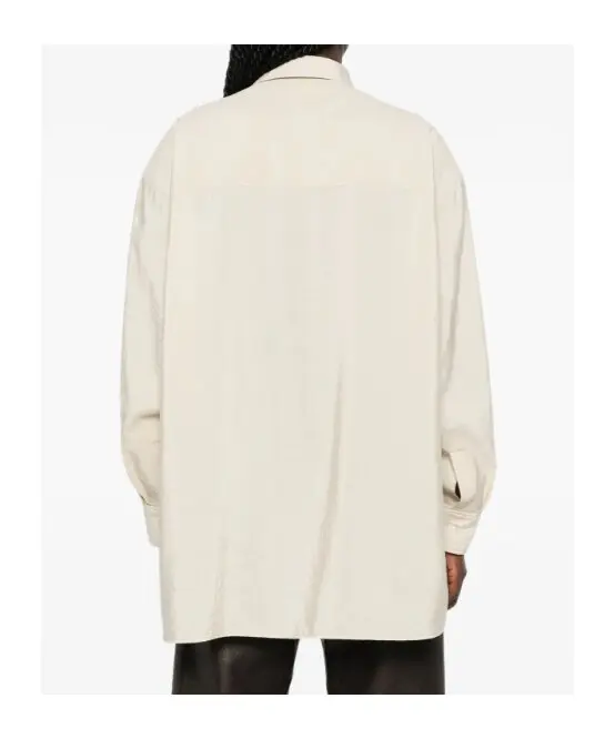 LEMAIRE Tie-neck Long-sleeve Shirt
