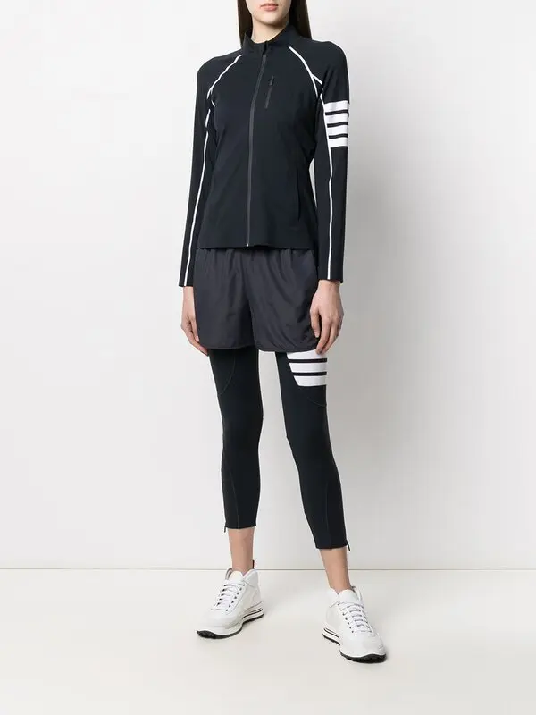 Thom Browne 4-bar Zip-up Jacket