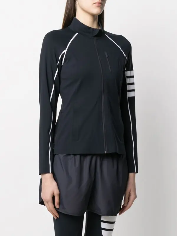 Thom Browne 4-bar Zip-up Jacket