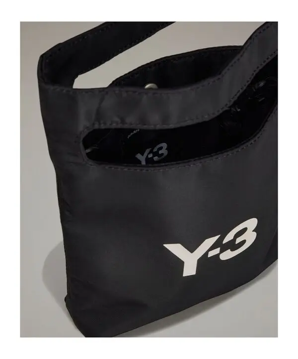 Y3 Logo Printed Mini Tote Bag