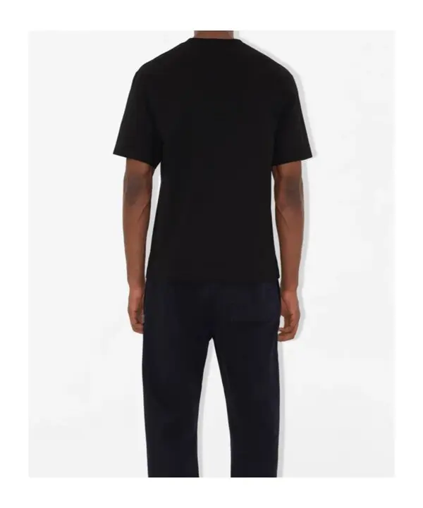 Burberry Logo Detailed Crewneck T-shirt - Black