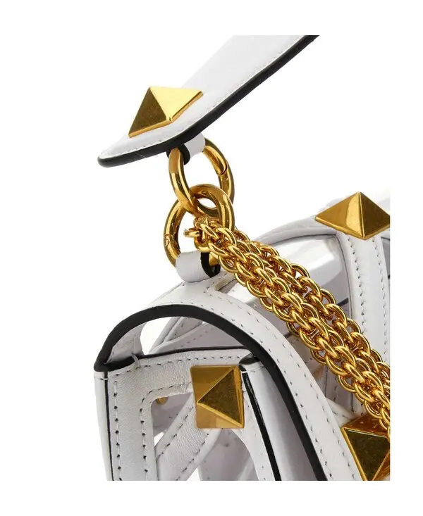 Valentino Garavani Roman Stud Foldover Top Crossbody Bag