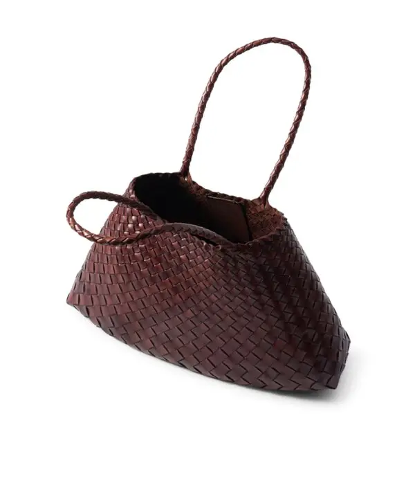 Dragon Diffusion Santa Croce Woven Tote Bag - Brown