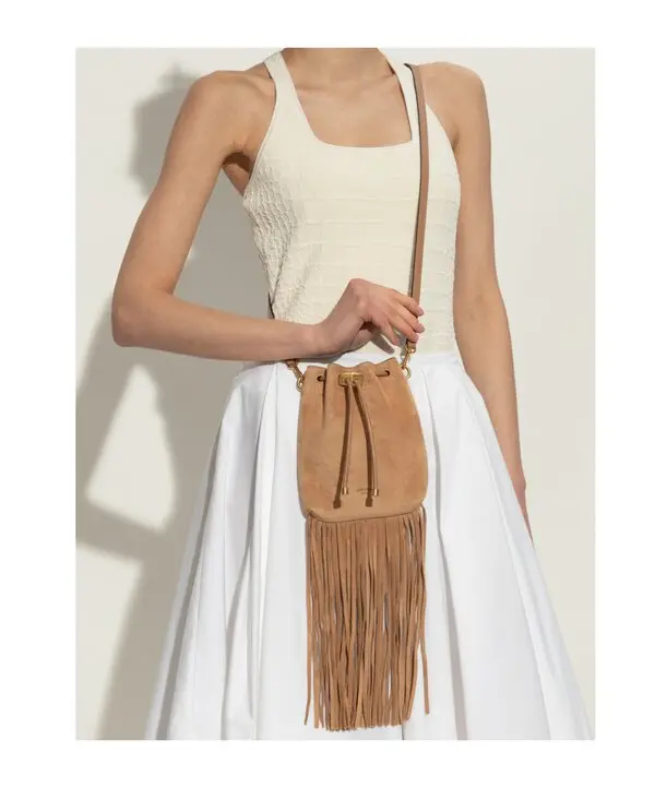 JIMMY CHOO Bon Bon Shoulder Bag - Brown