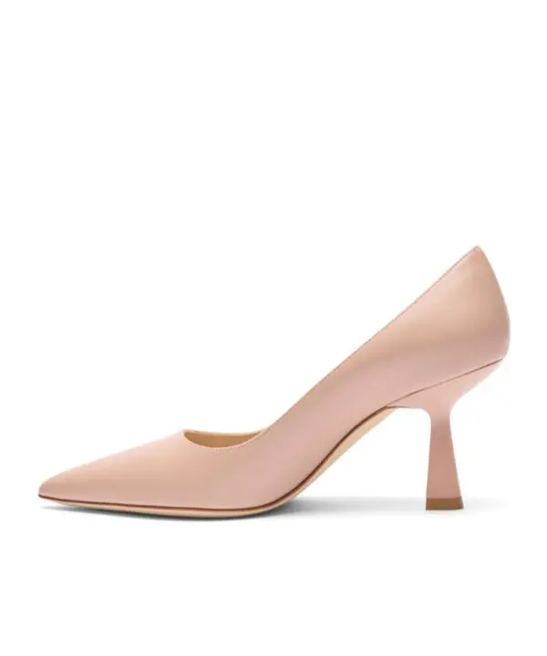STUART WEITZMAN Sculpt 75 Pointed Toe Stilettos - Blushful