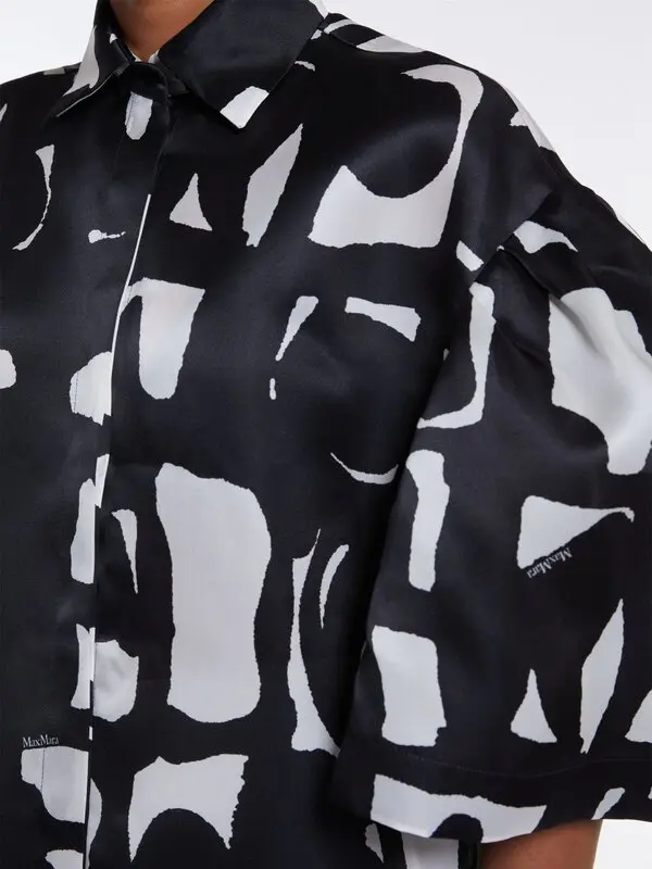 Max Mara All-over Patterned Short-sleeved Top