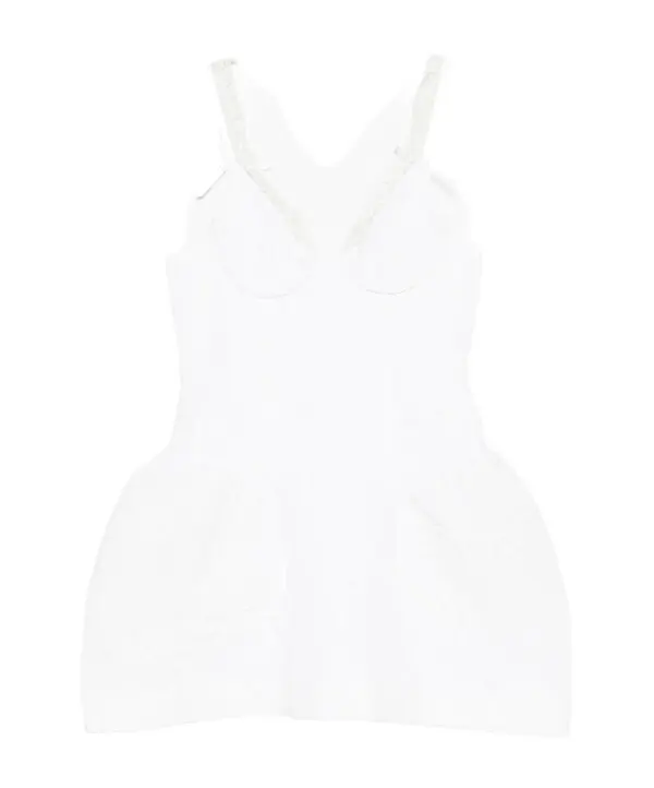 SHUSHU/TONG Lace Bow Mini Dress - No