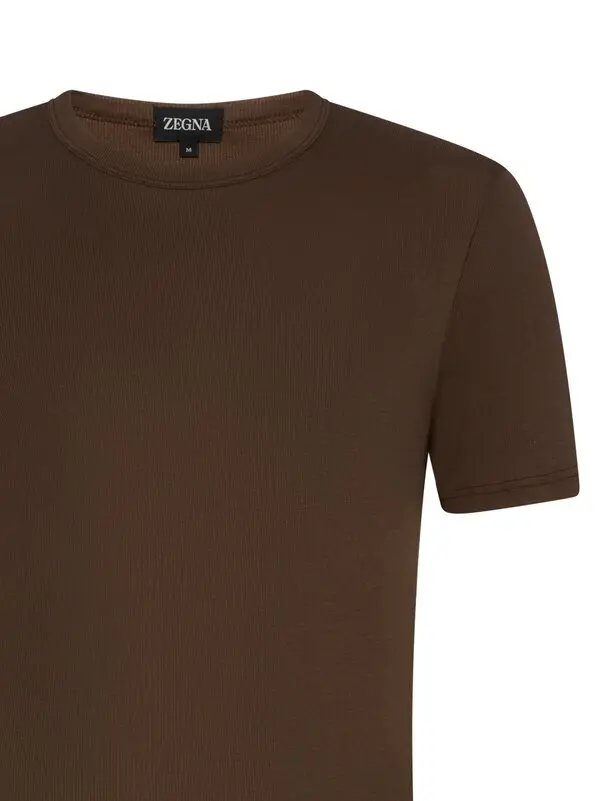 Zegna Short Sleeve Crewneck T-shirt