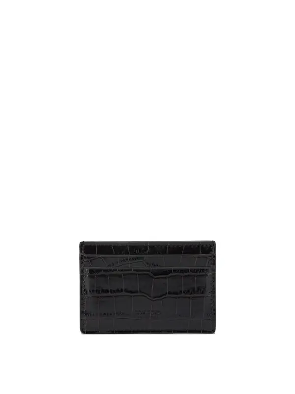 TOM FORD Logo Debossed Card Holder