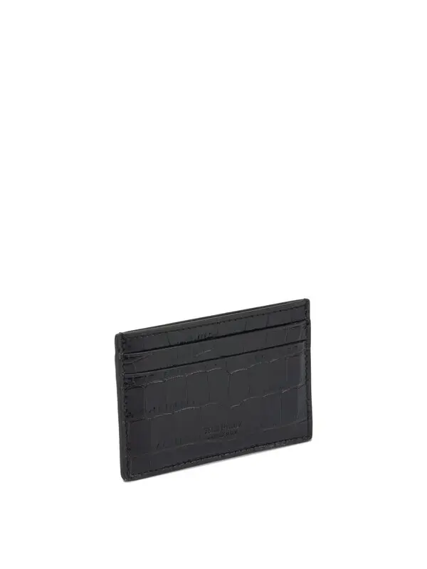 TOM FORD Logo Debossed Card Holder