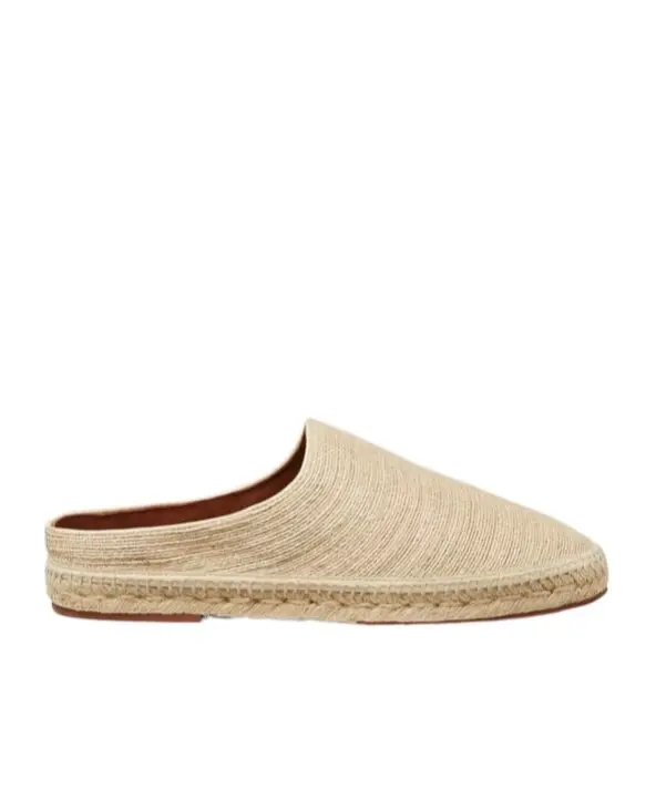 Loro Piana Sea Sabot Walk Espadrille - Natural Linen