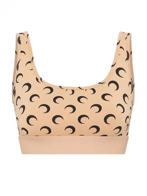 MARINE SERRE Top Bra "moon - Nude