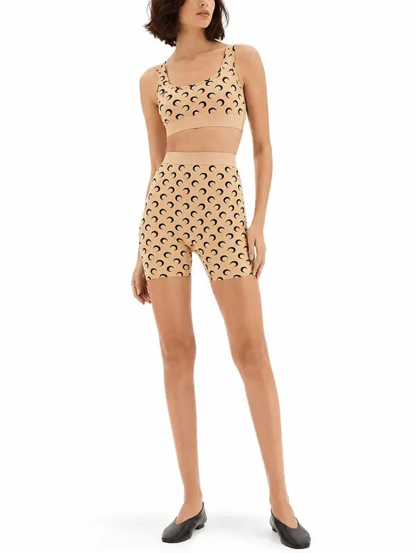 MARINE SERRE Top Bra "moon - Nude