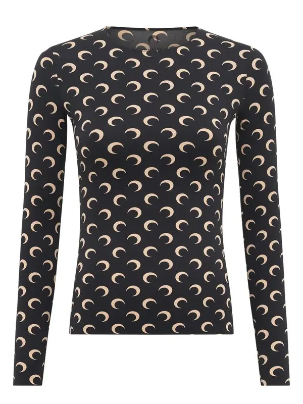 MARINE SERRE Moon" Top - Black