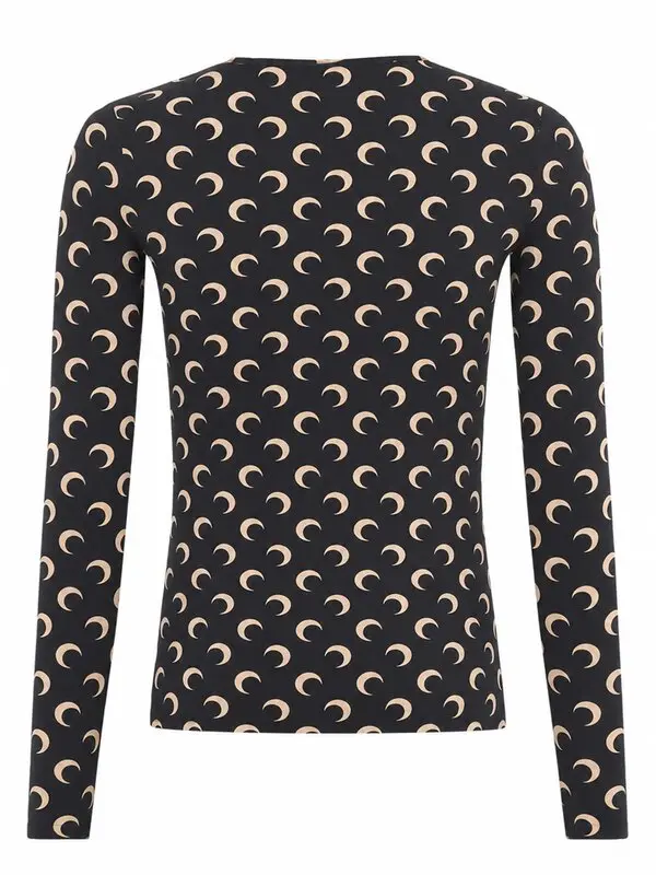 MARINE SERRE Moon" Top - Black