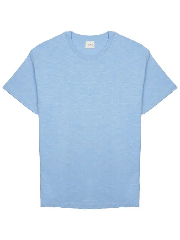 Closed T-shirt "classic" In Cotone - Azure