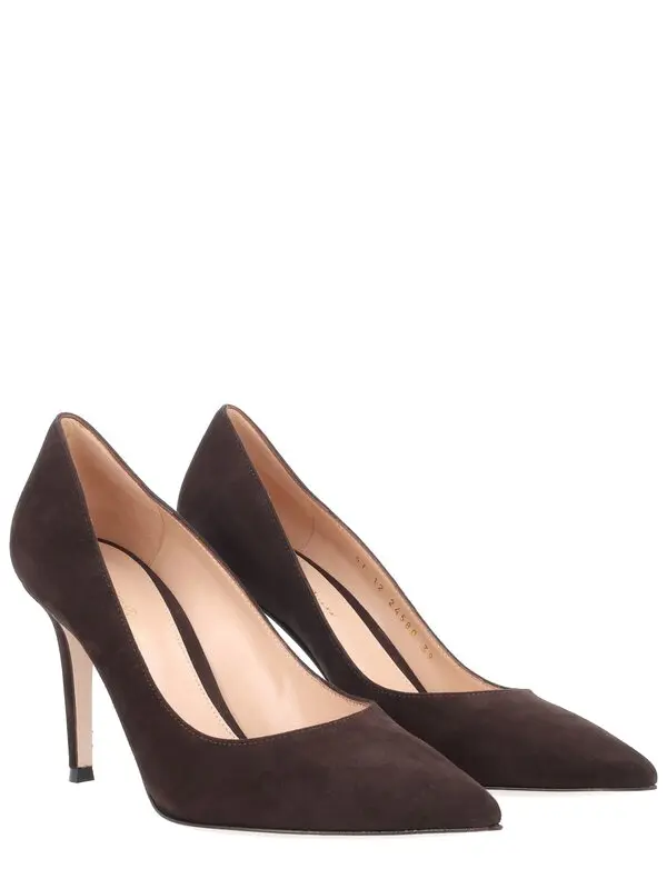 GIANVITO ROSSI 85 Décollet - Brown