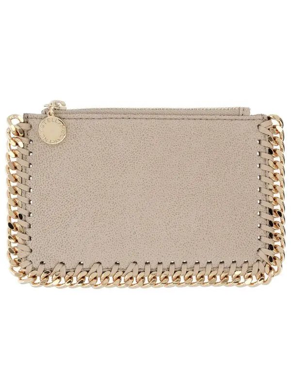 Stella McCartney Falabella Card Holder - Beige