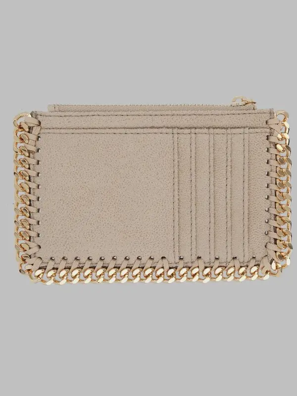 Stella McCartney Falabella Card Holder - Beige