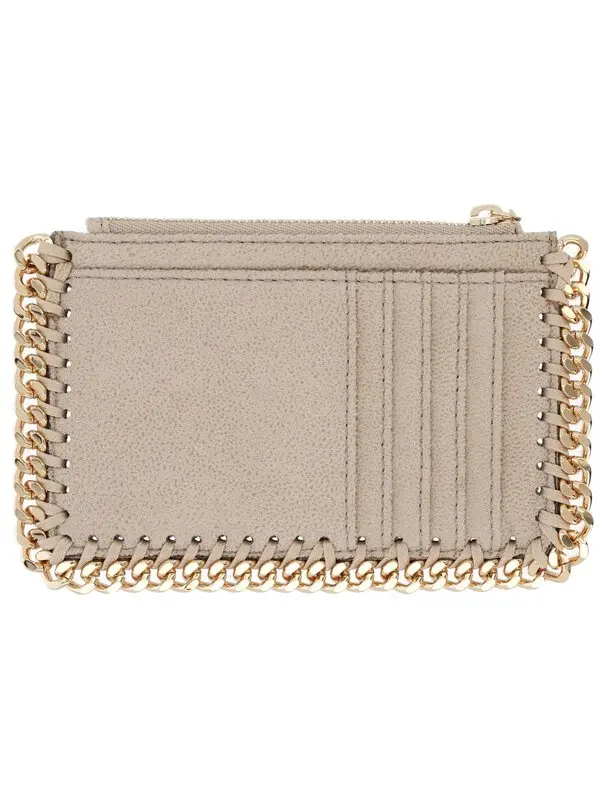 Stella McCartney Falabella Card Holder - Beige