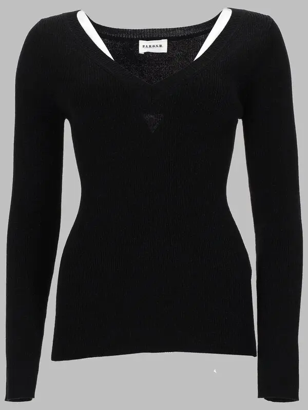 P.a.r.o.s.h V-neck Wool Knit
