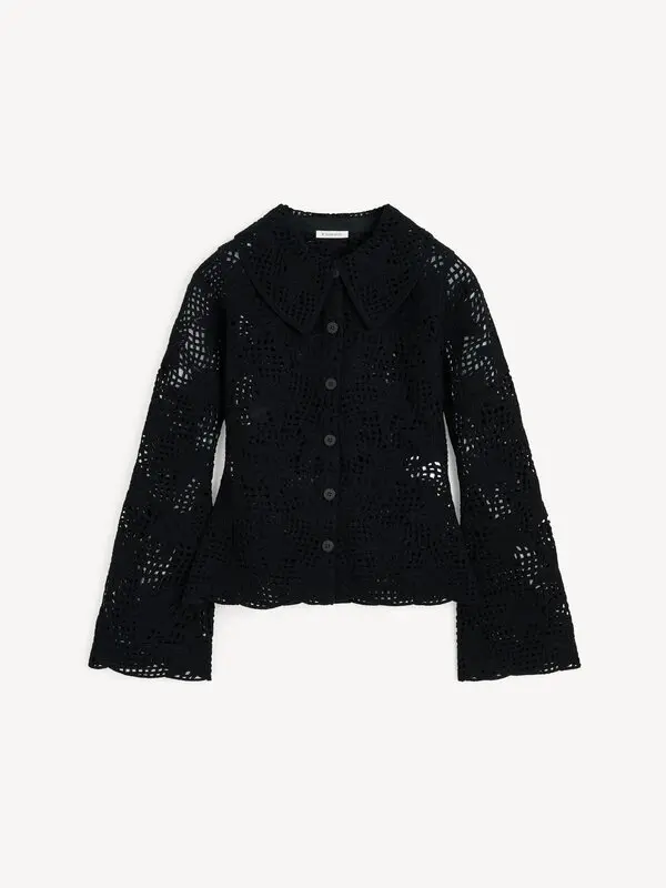 BY MALENE BIRGER Gwenevere Crochet Shirt