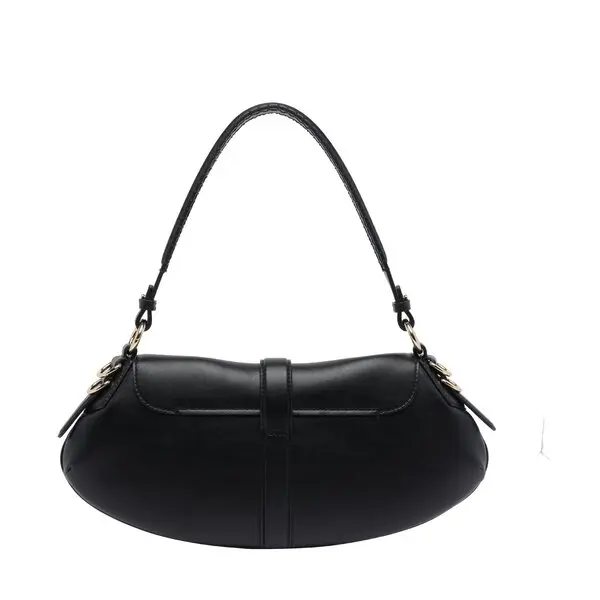 GANNI Kat Baguette Shoulder Bag - Black