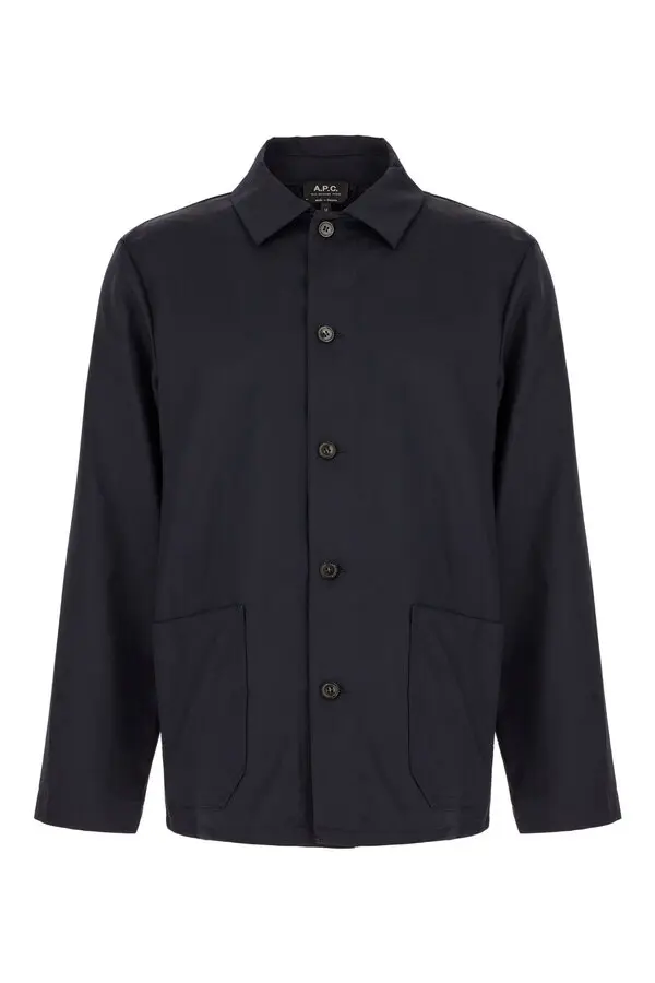 A.p.c. Button-detailed Shirt Jacket - Multicolor