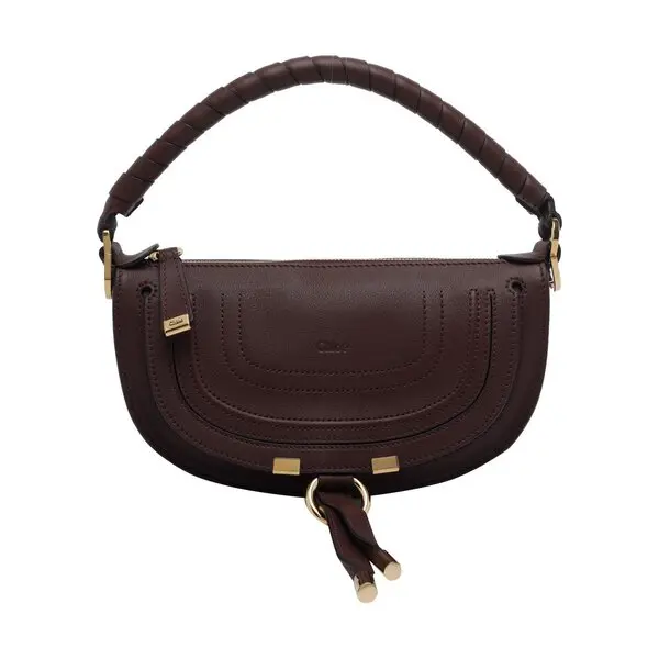 Chloé Charms Crossbody Bag - Brown