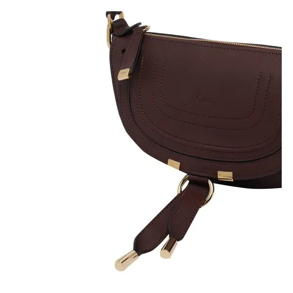 Chloé Charms Crossbody Bag - Brown