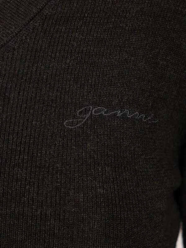 GANNI Mini Merino Cardigan